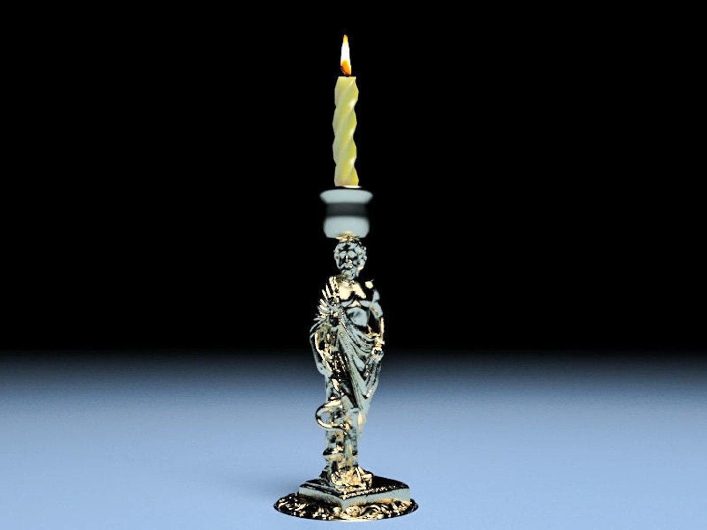 Roman Candlestick 3D Model - TurboSquid 1564339