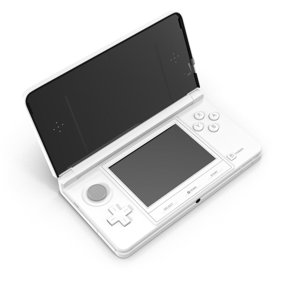 3d Nintendo White Modeled Model