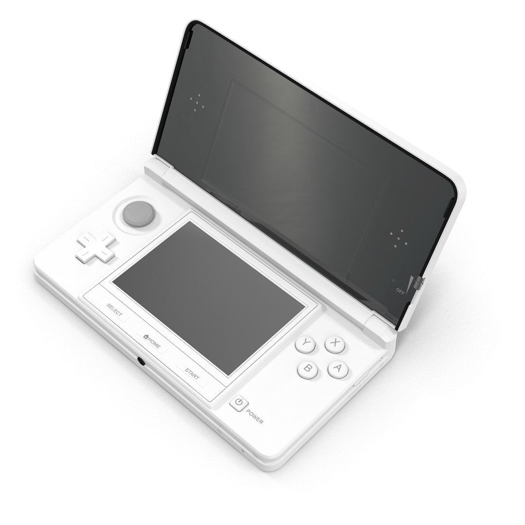 3d Nintendo White Modeled Model