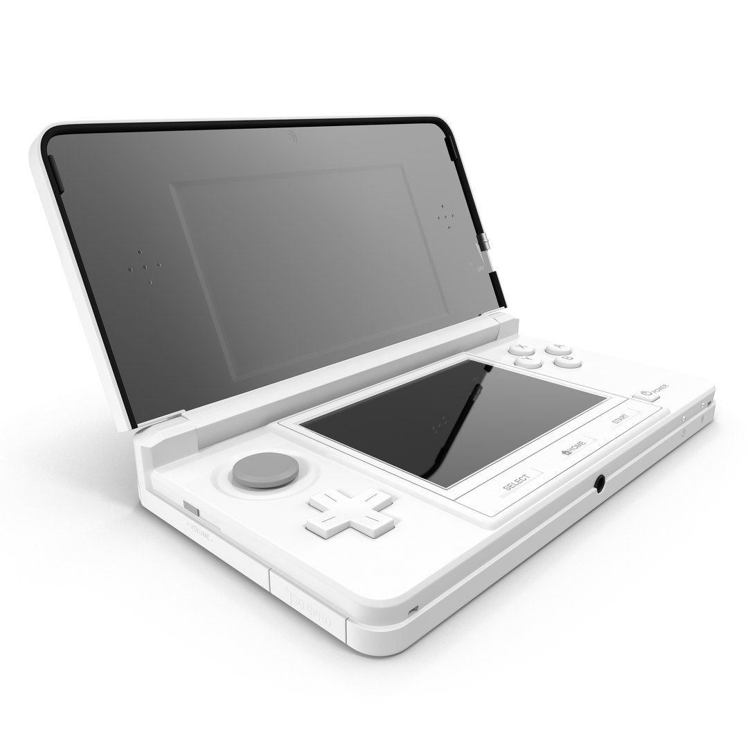 3d Nintendo White Modeled Model
