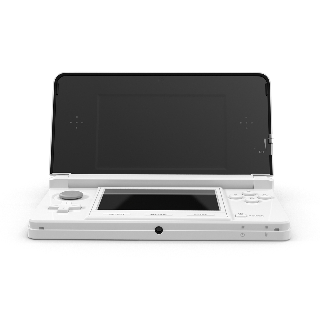 3d Nintendo White Modeled Model