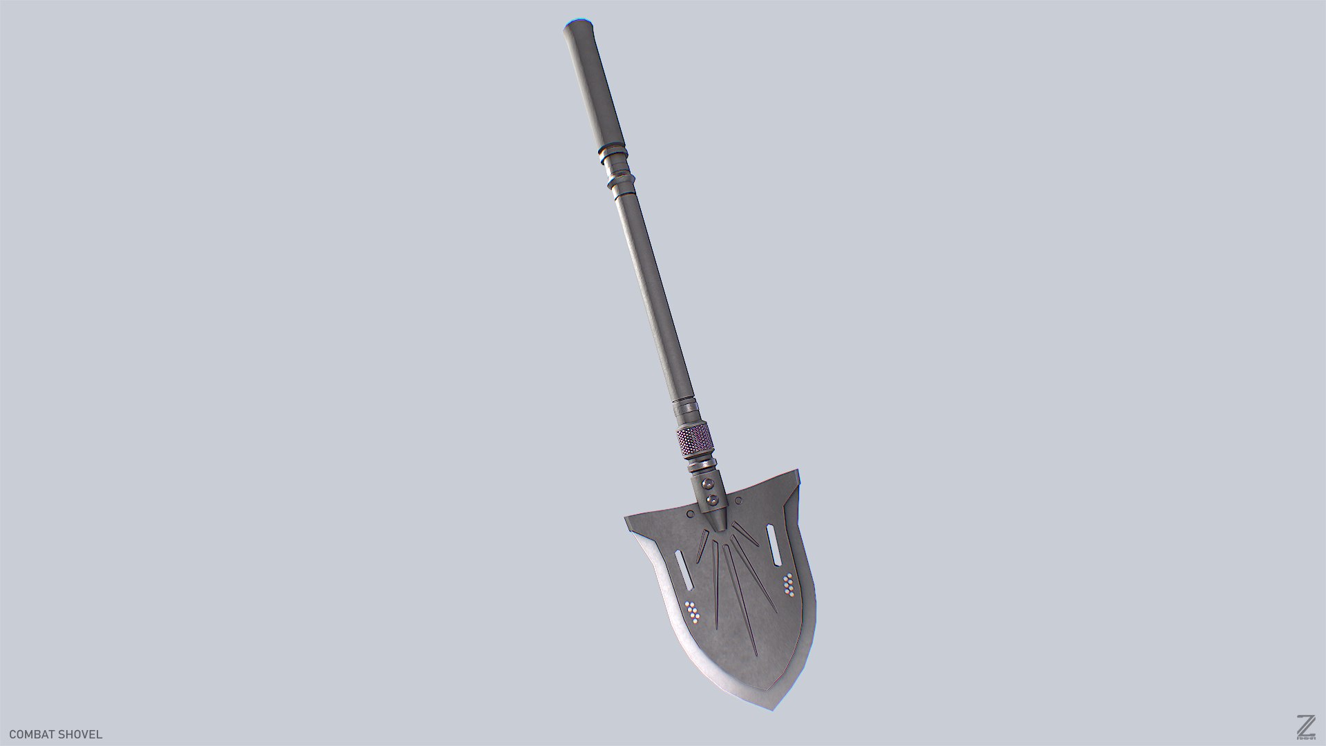 3D Combat Shovel Model - TurboSquid 2381664