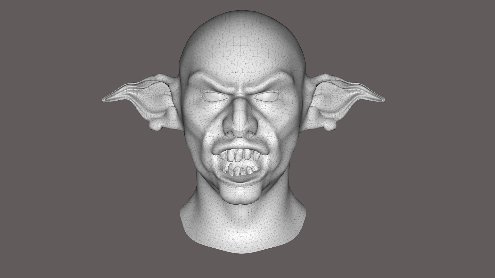 Orc head 3D model - TurboSquid 1702568