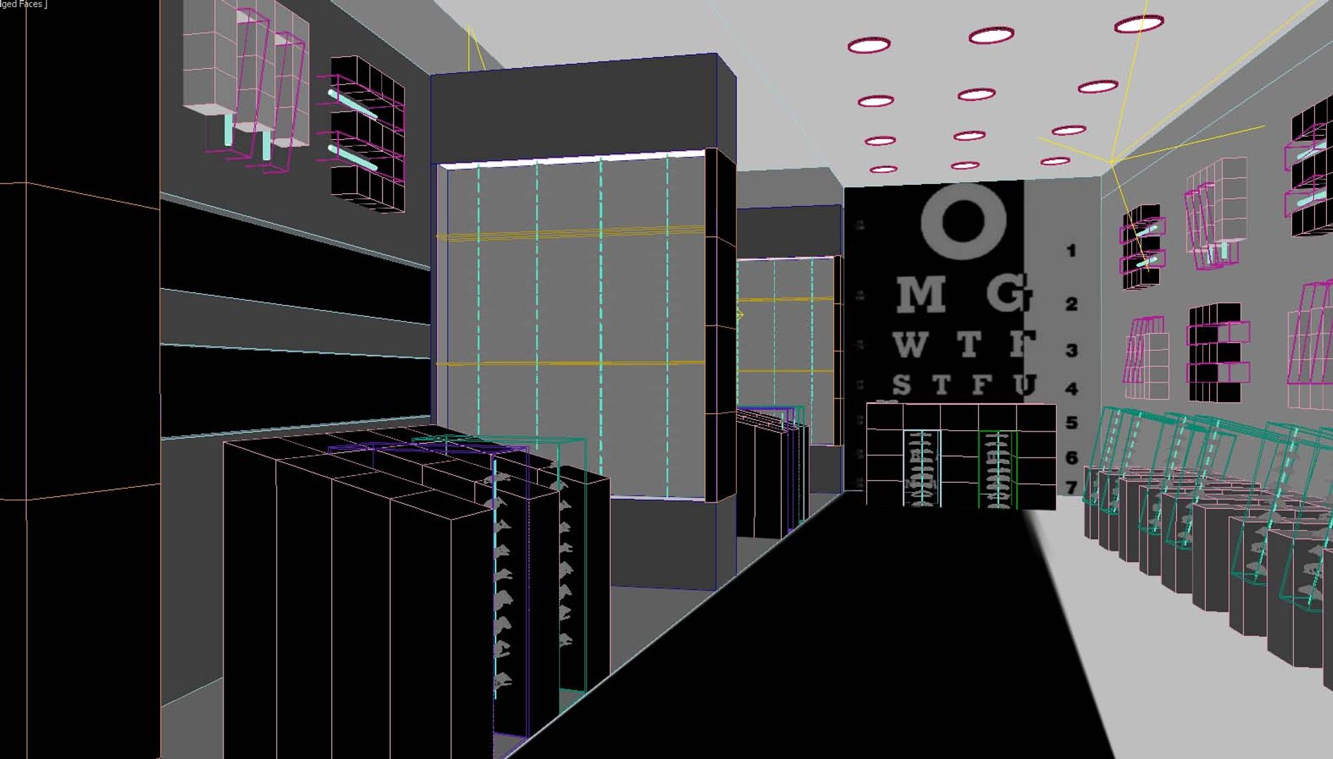 Optical Store Interior 3D Model - TurboSquid 1344472