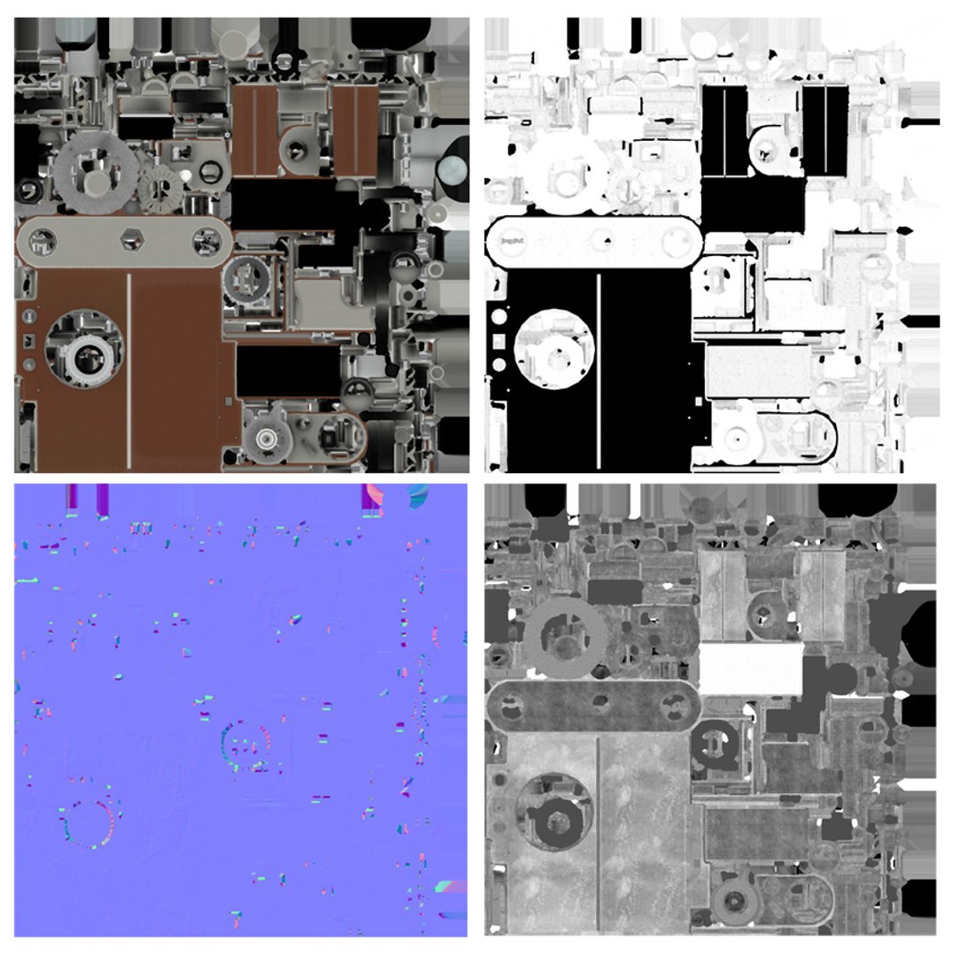 3d Old Film Camera Lens