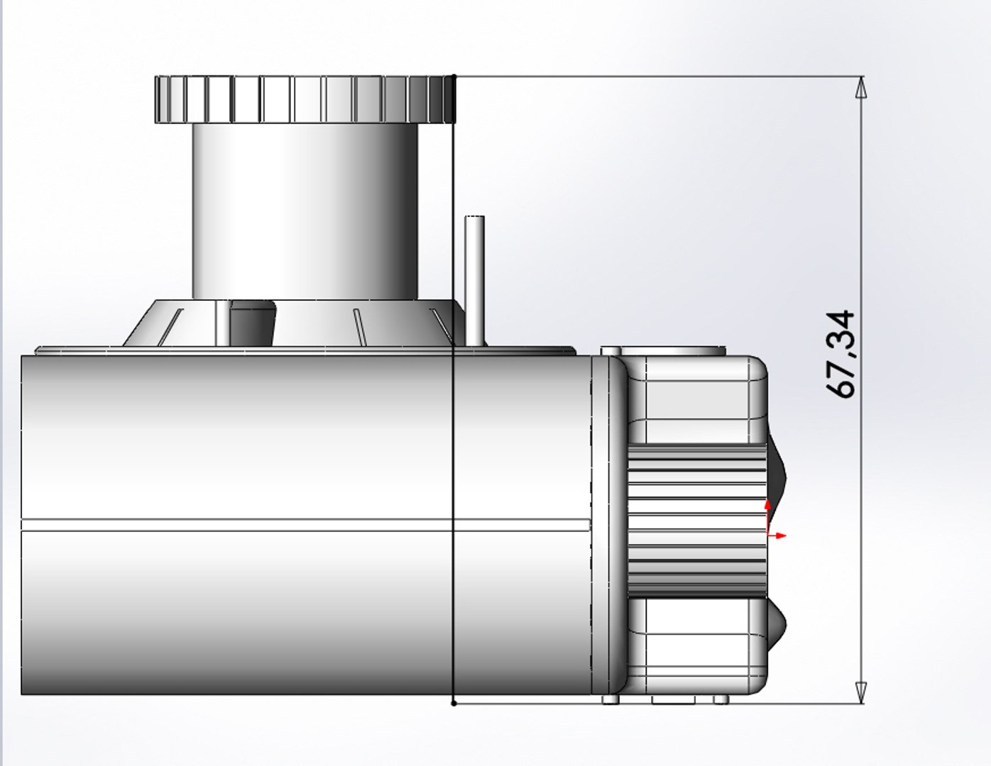 3d Old Film Camera Lens