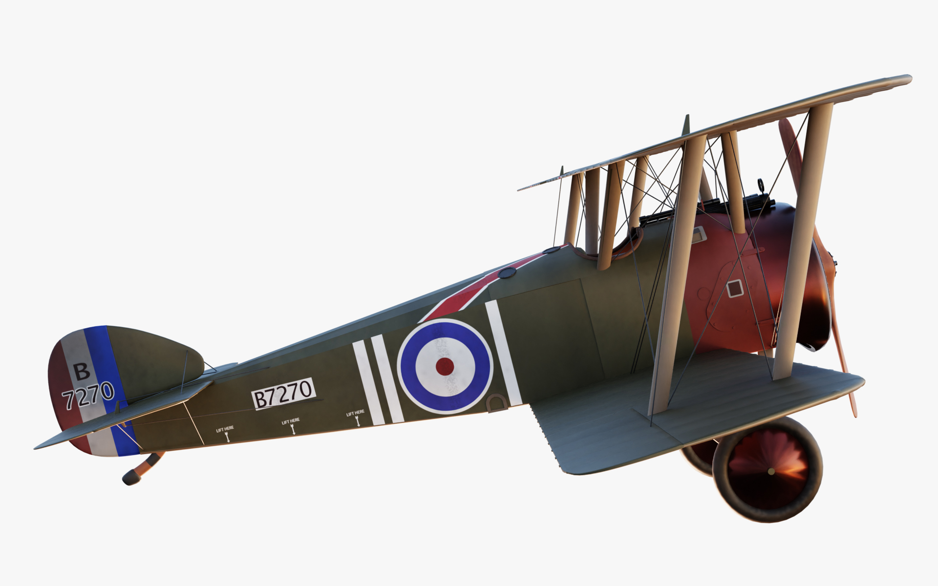 3dsmax sopwith camel f 1