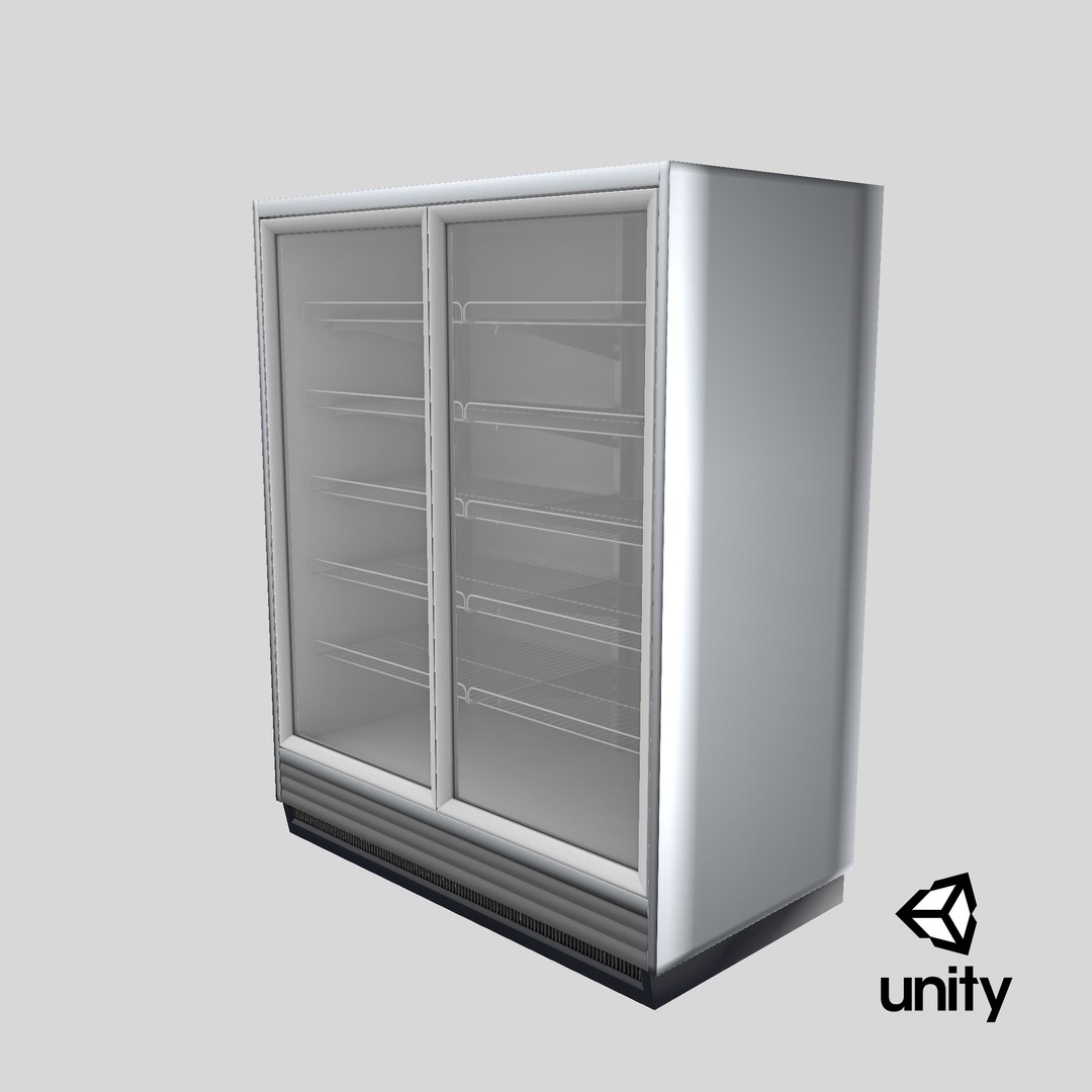 Soda Drink Fridge Large 2 Door1 model - TurboSquid 1976073