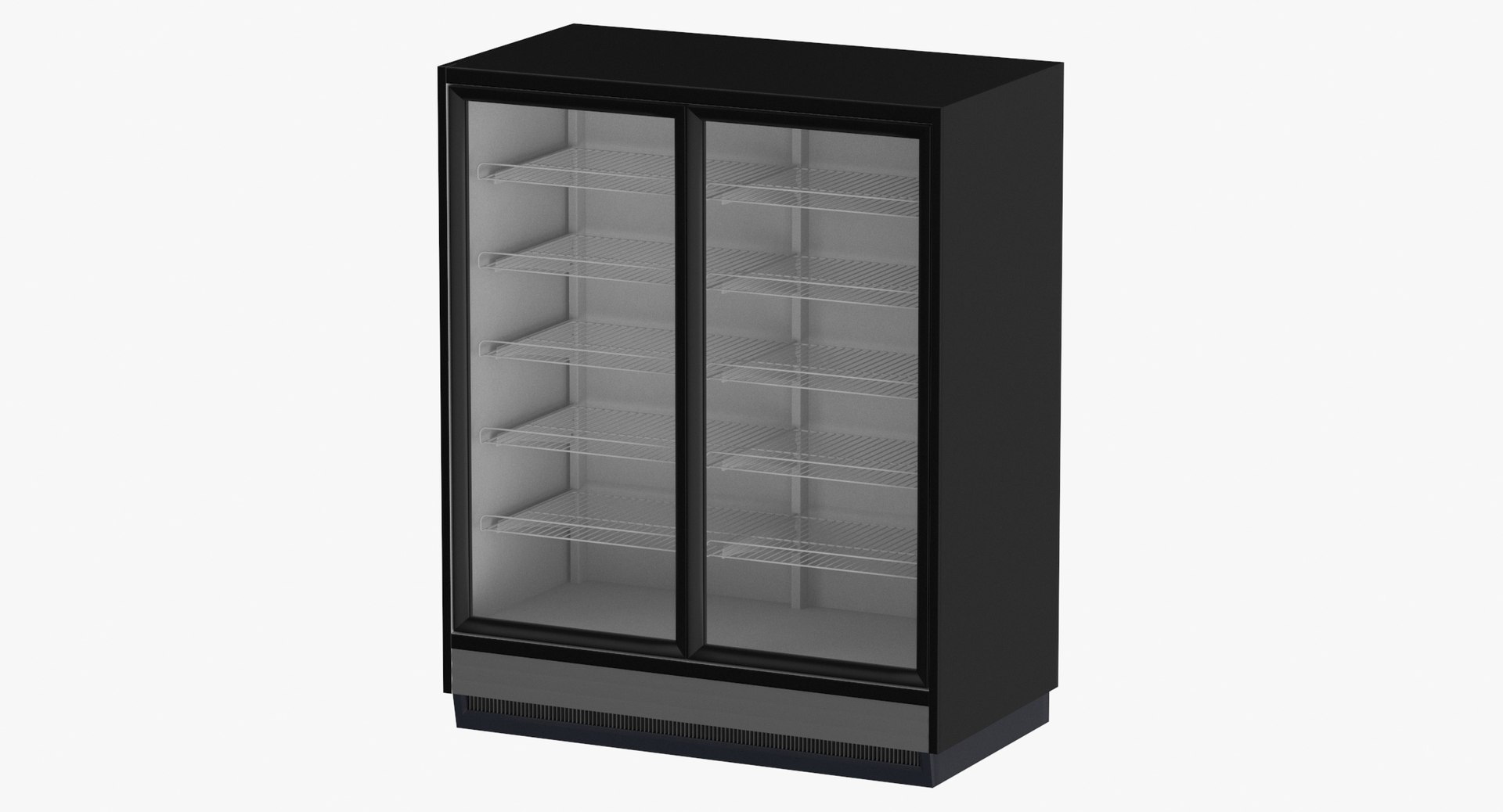 Soda Drink Fridge Large 2 Door1 Model - TurboSquid 1976073
