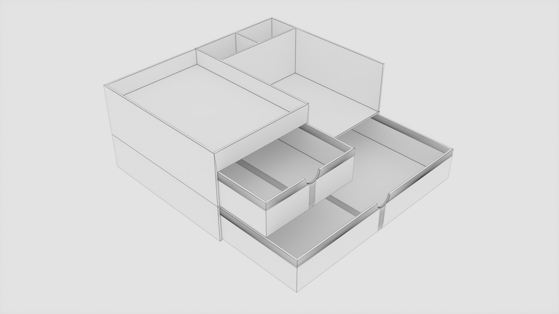 3D Desktop Organizer - TurboSquid 1739855