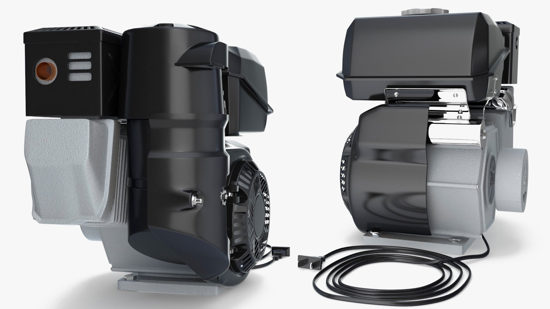 3D Single Cylinder Horizontal Shaft Engine - TurboSquid 2149105