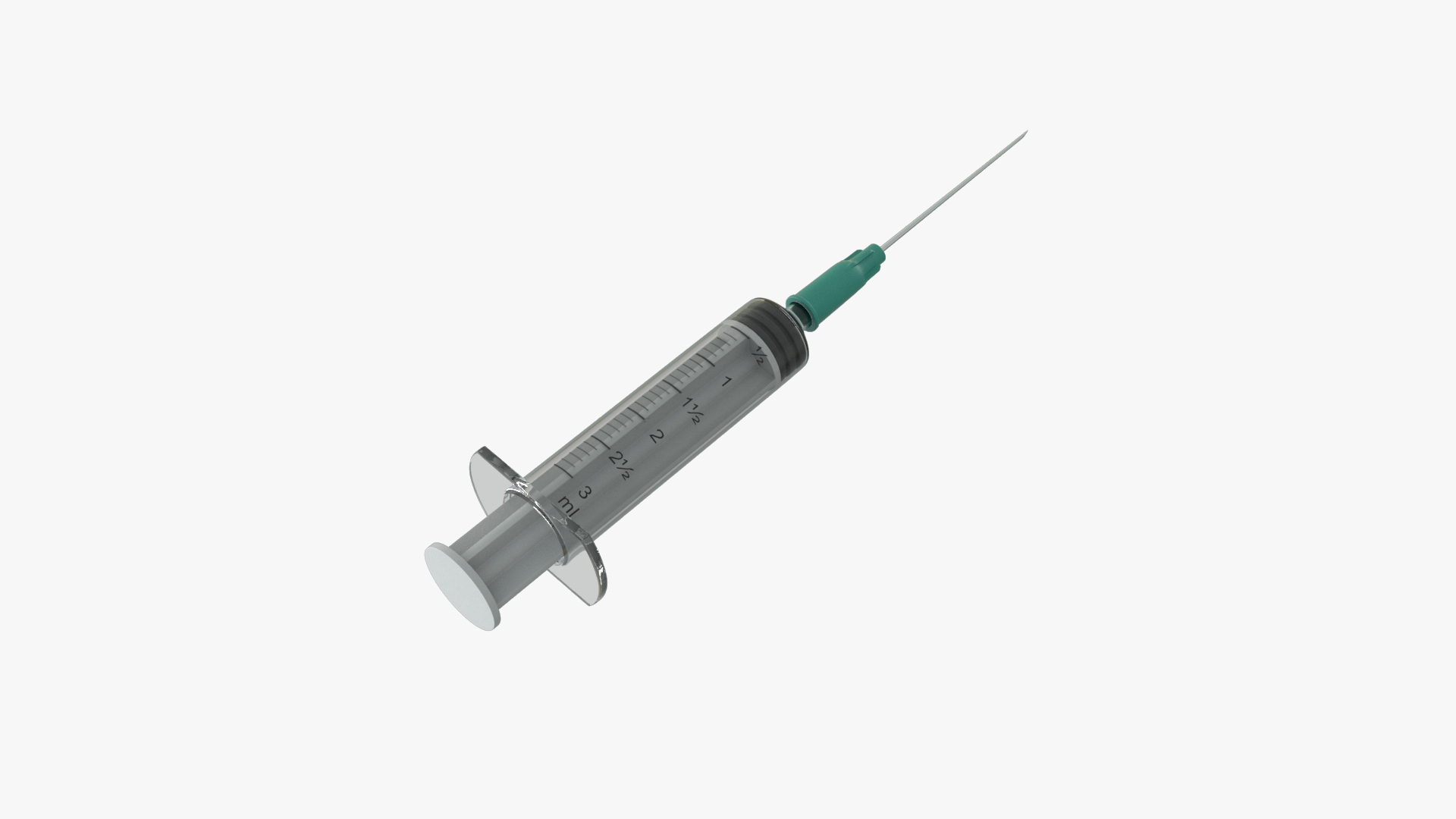 Disposable Syringe 3ml 3D Model - TurboSquid 1550590