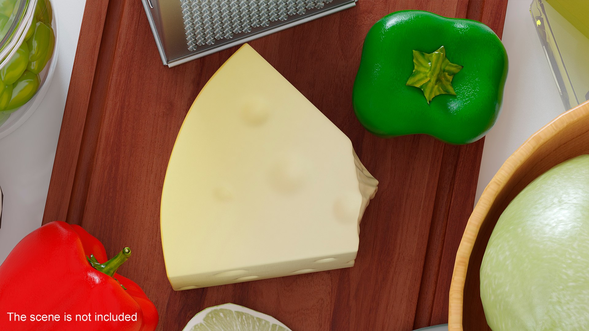 3D Grated Cheese model - TurboSquid 2162280