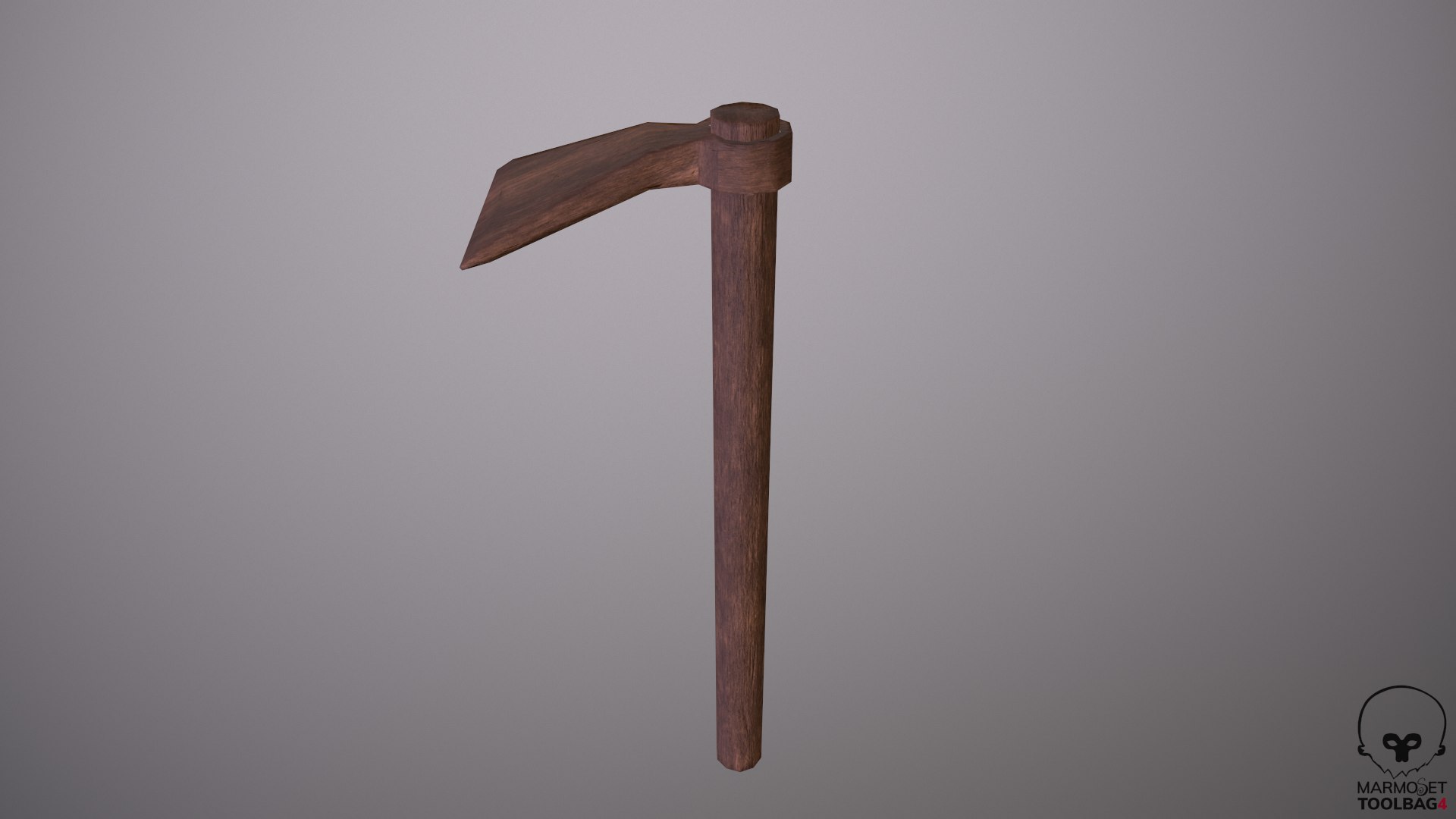 3D Hoe Lowpoly - TurboSquid 1870147