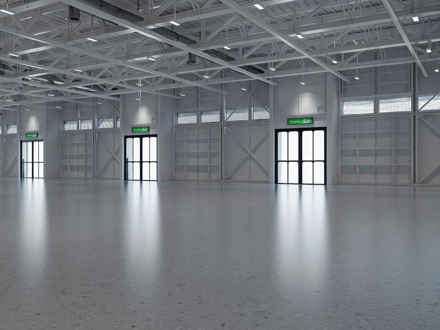 Exhibition Hall Interior And Exterior 19 3D Model - TurboSquid 2078118