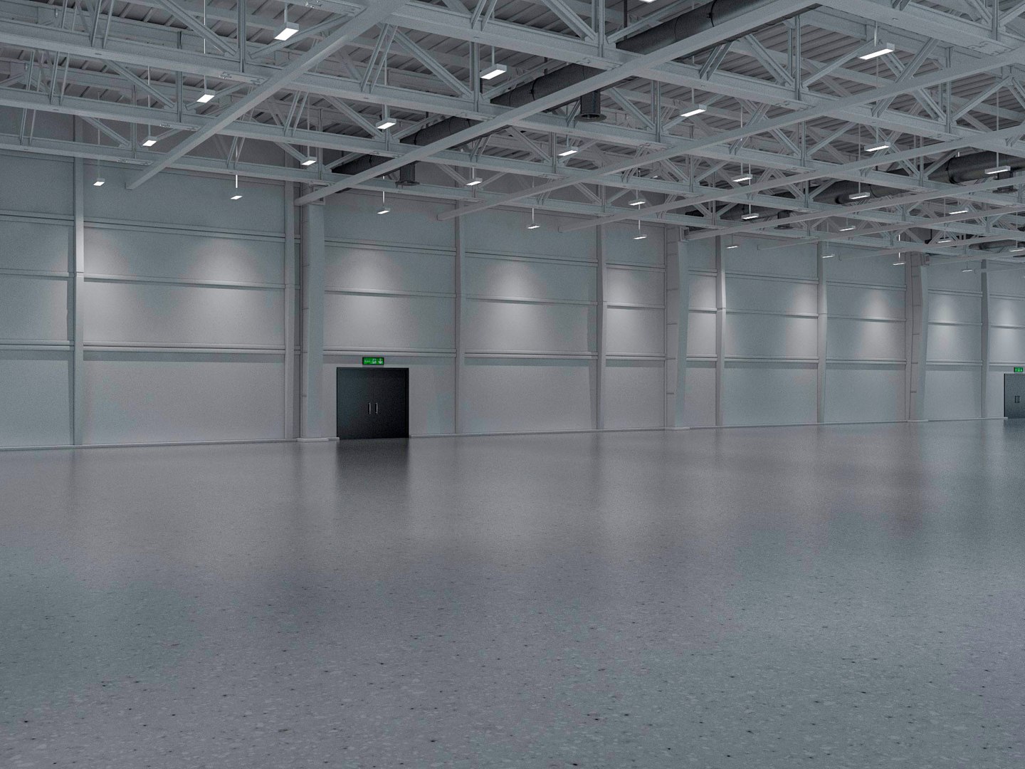 Exhibition Hall Interior And Exterior 19 3D Model - TurboSquid 2078118