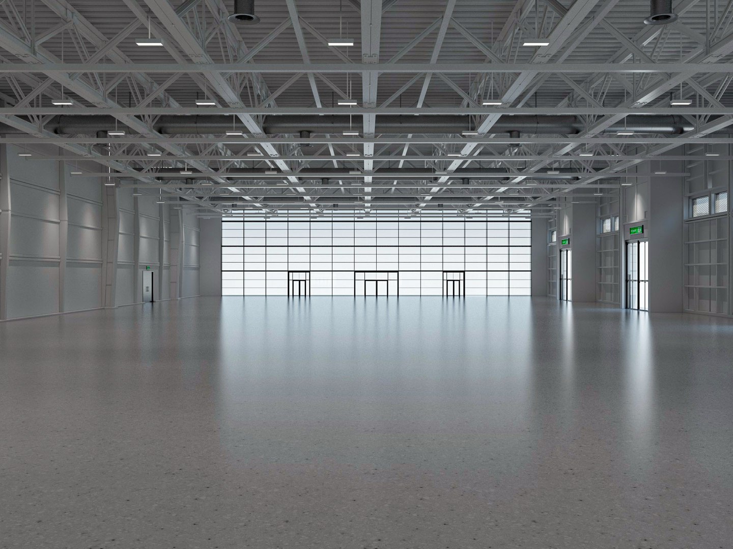 Exhibition Hall Interior And Exterior 19 3D Model - TurboSquid 2078118