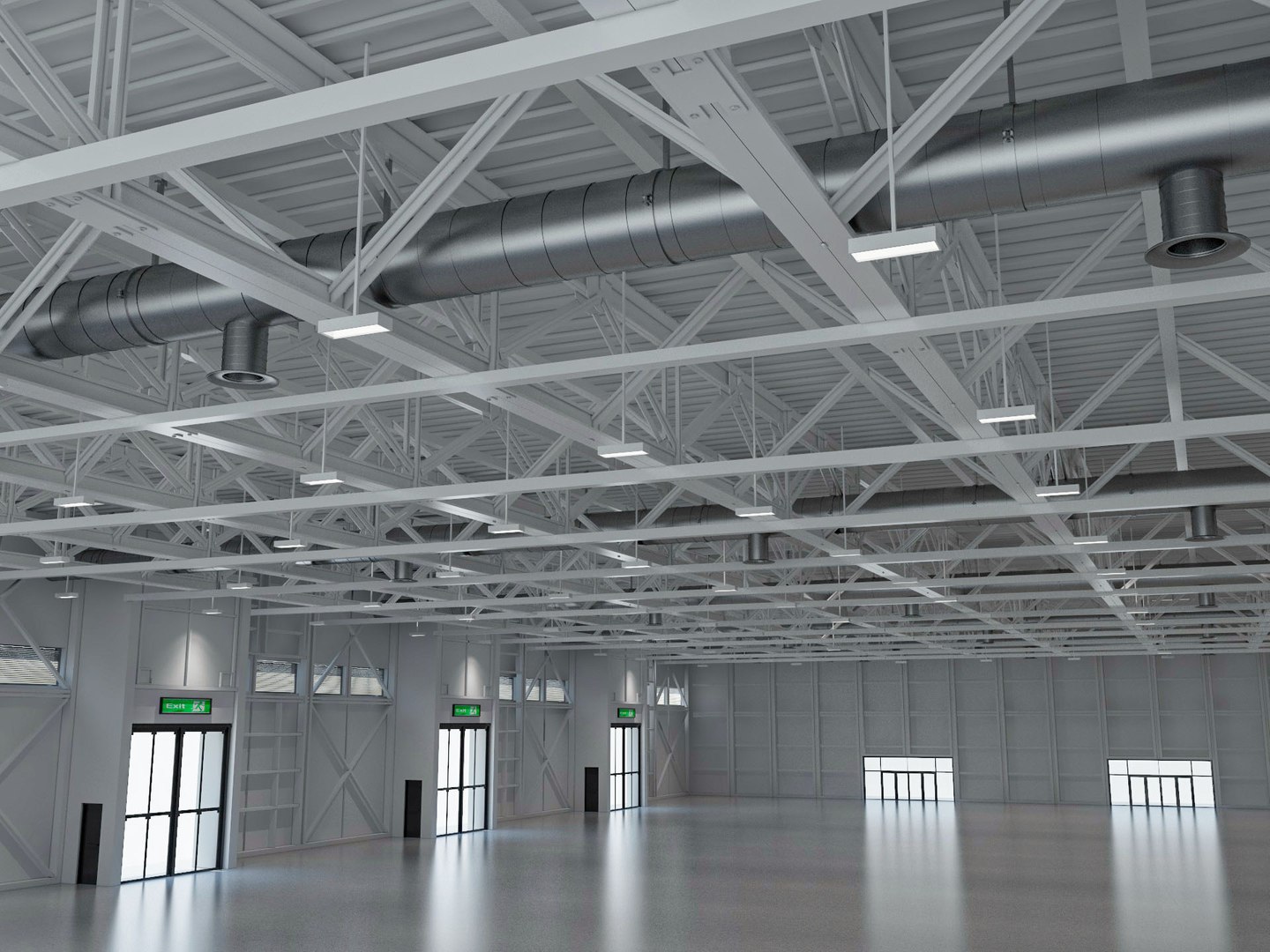 Exhibition Hall Interior And Exterior 19 3D Model - TurboSquid 2078118