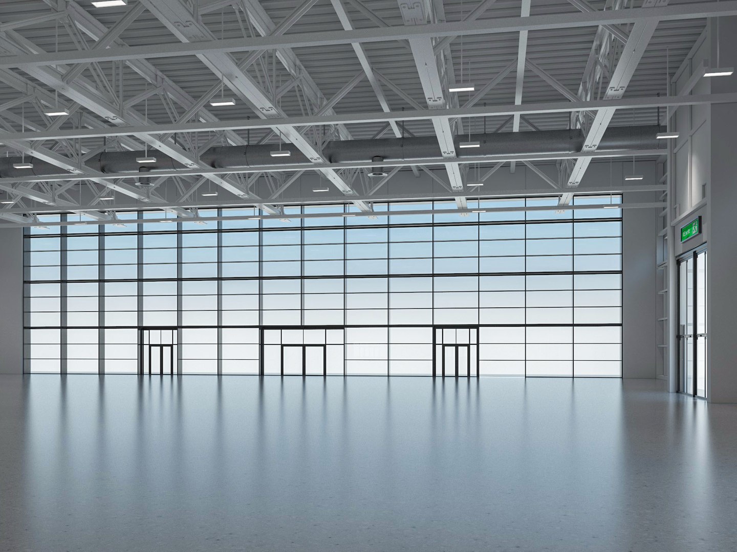 Exhibition Hall Interior And Exterior 19 3D Model - TurboSquid 2078118