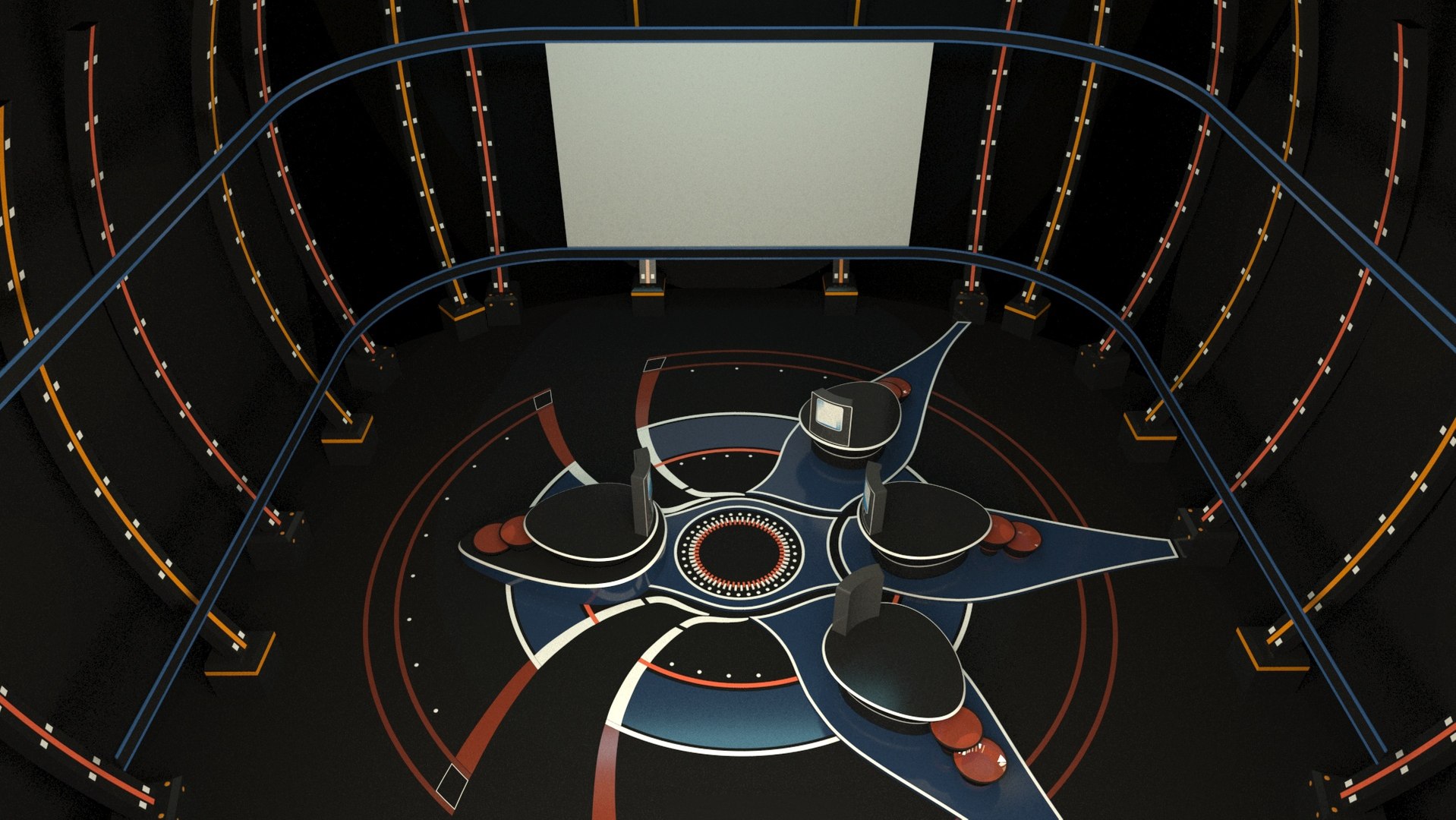 3D 3D Tv Studio Competition Design - TurboSquid 1765330