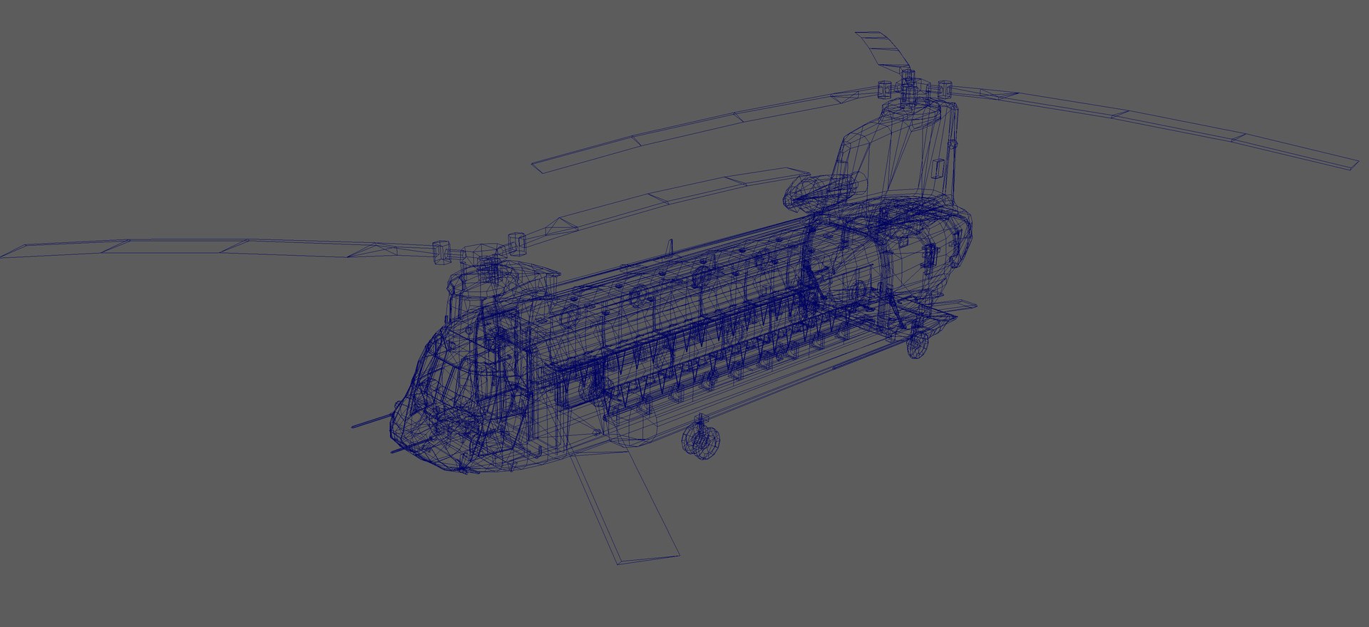 3D CH-47 Chinook Helicopter Model - TurboSquid 1883602
