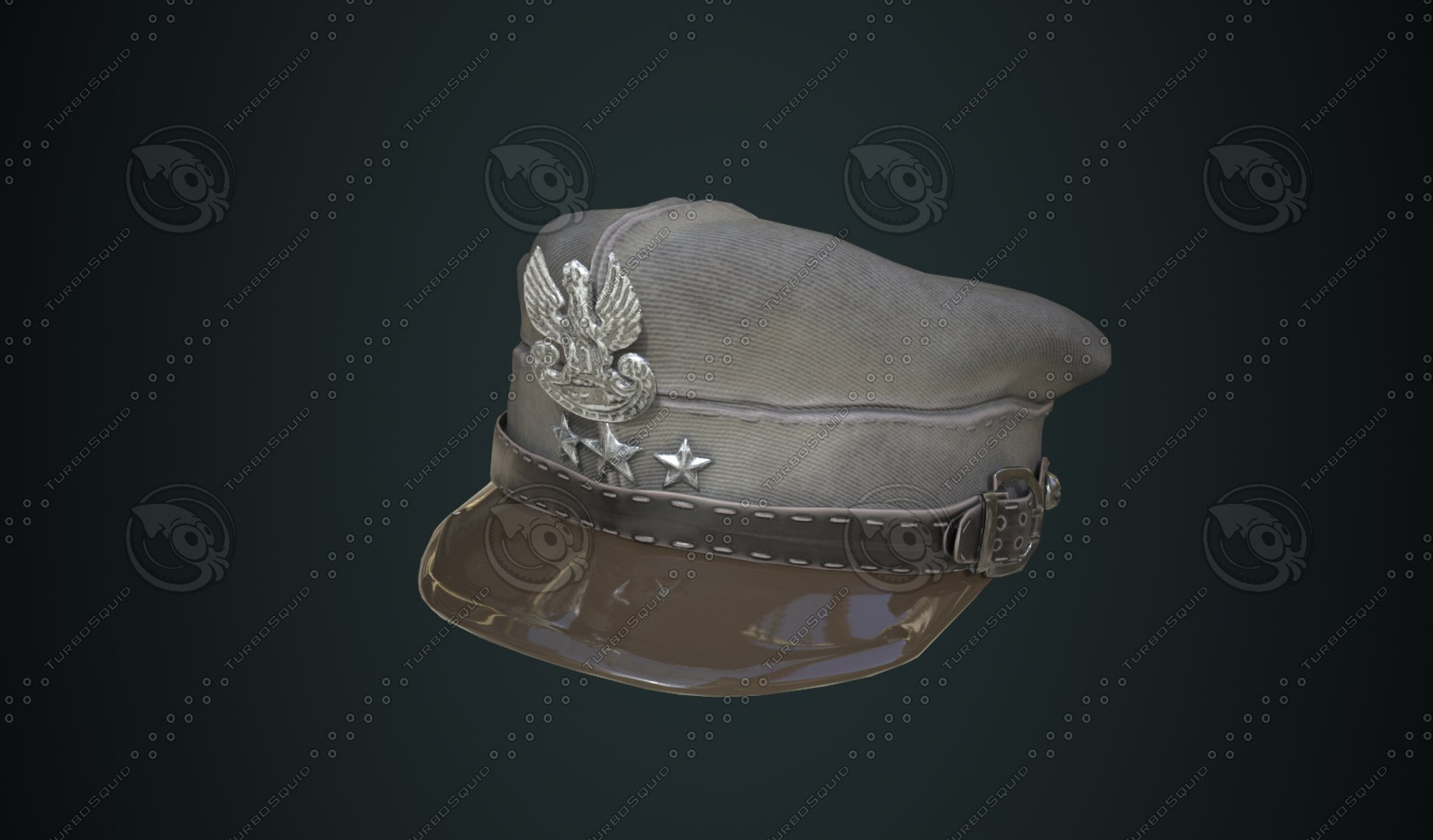 Polish Officer S Cap 3d Model