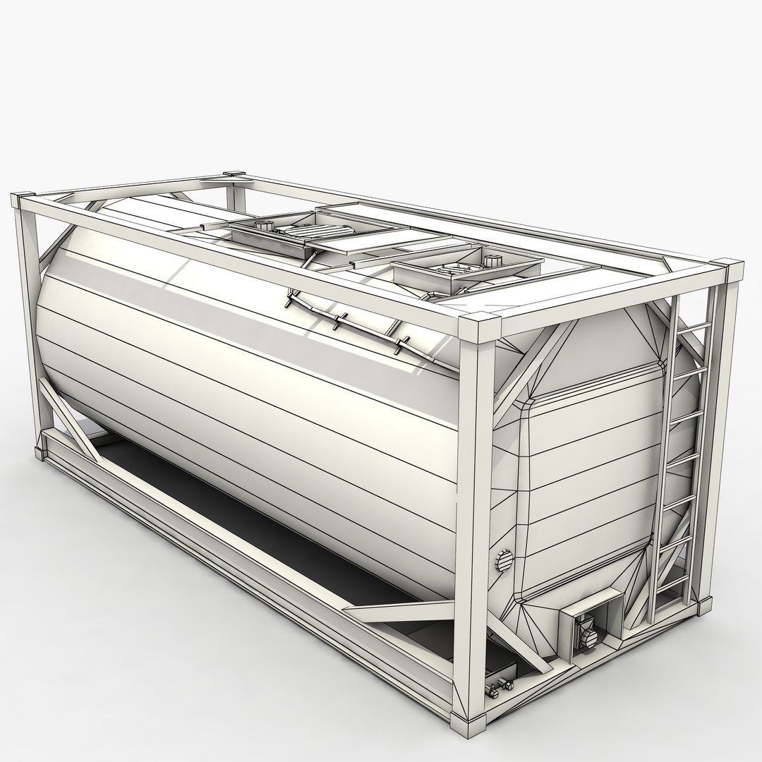 3D Model Tank Container - TurboSquid 1224414