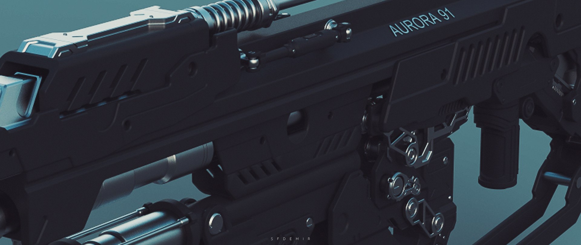 Aurora A-91 Future Gun 3D - TurboSquid 1750984