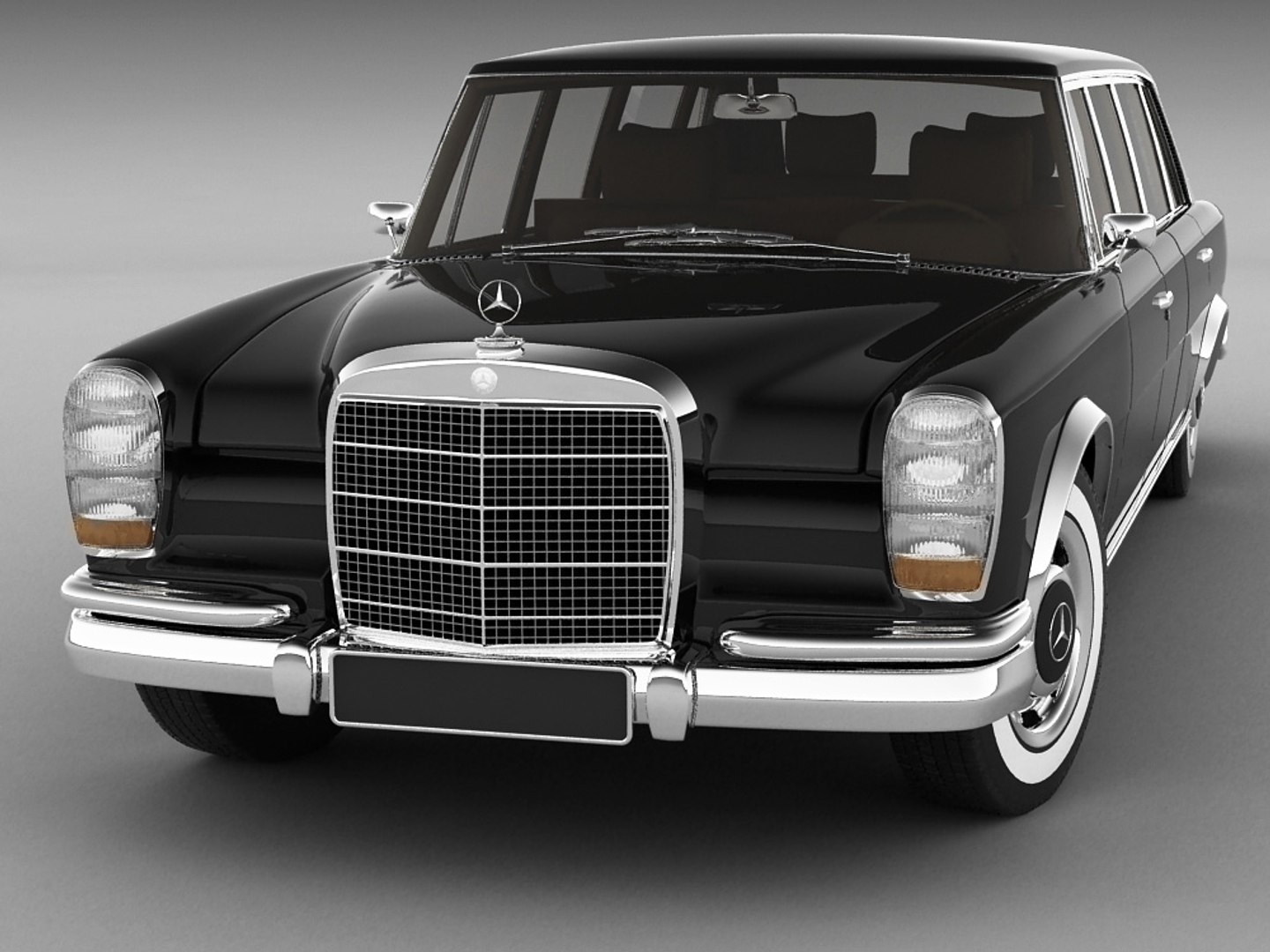3d Mercedes 600 W100