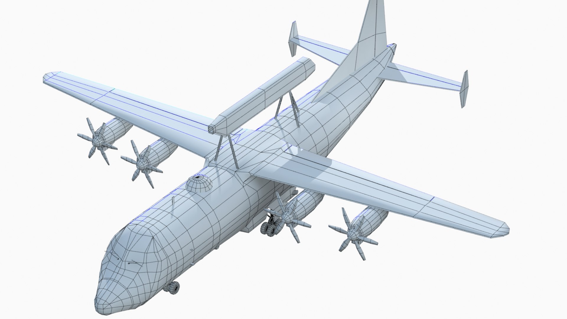 3D Chinese Y9-lg Electronic Warfare Aircraft Model - TurboSquid 2281397