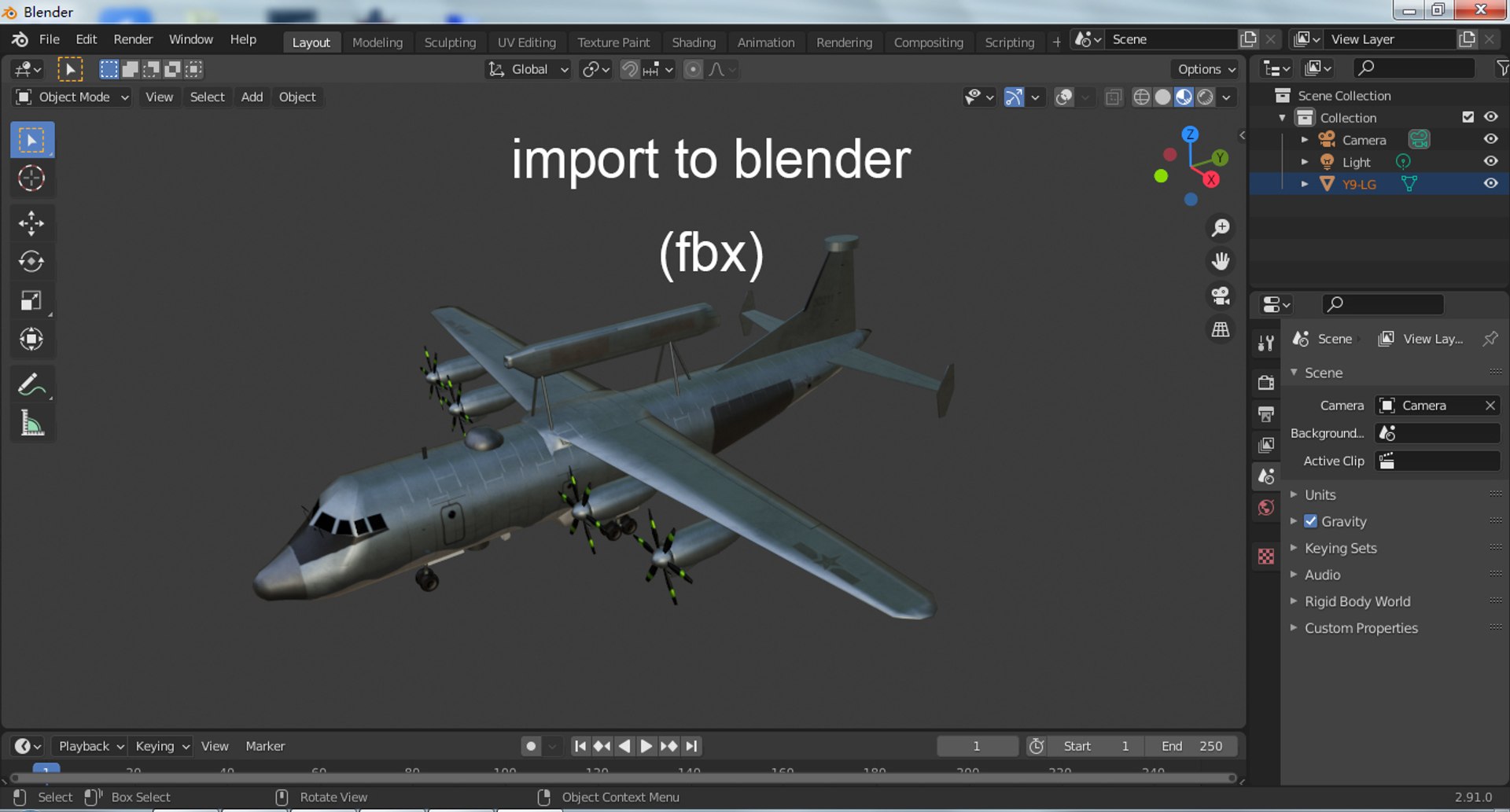 3D Chinese Y9-lg Electronic Warfare Aircraft Model - TurboSquid 2281397