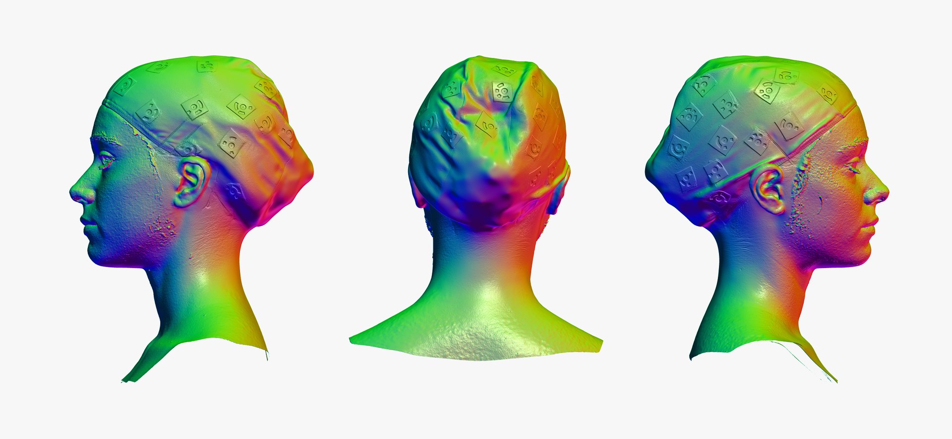 3D head human eyes - TurboSquid 1681102