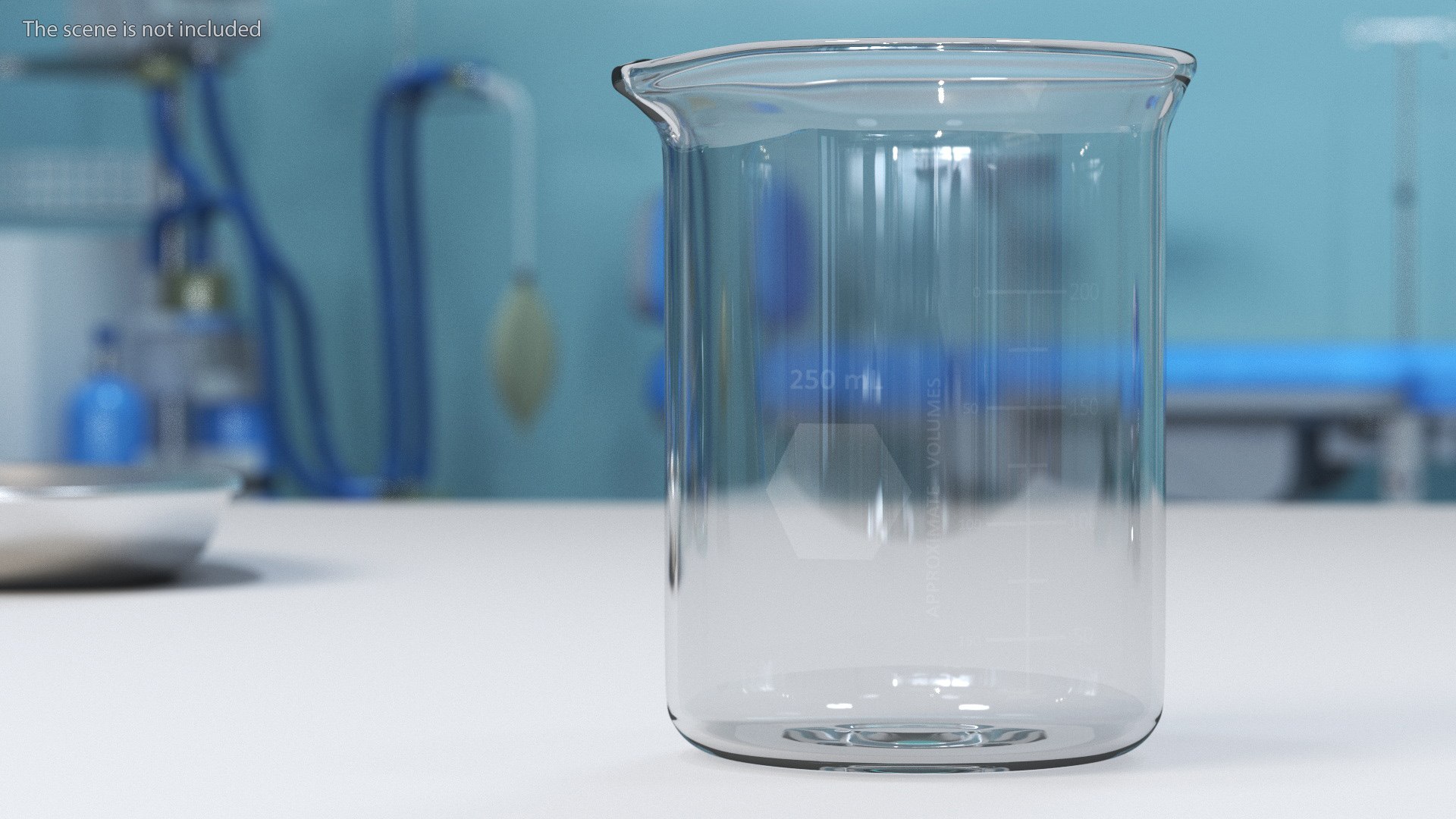 Glass Beaker 250ml 3D Model - TurboSquid 2128295
