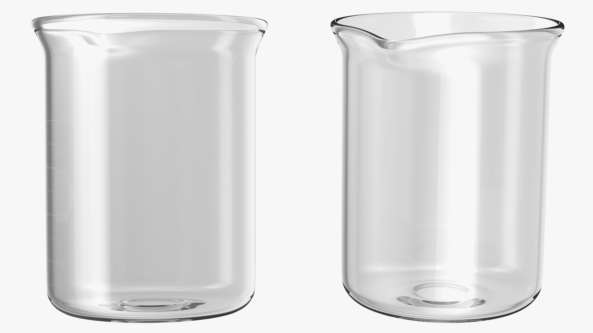 Glass Beaker 250ml 3D Model - TurboSquid 2128295