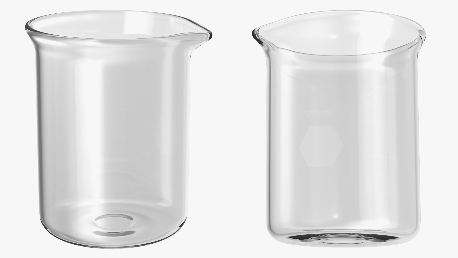 Glass Beaker 250ml 3D Model - TurboSquid 2128295