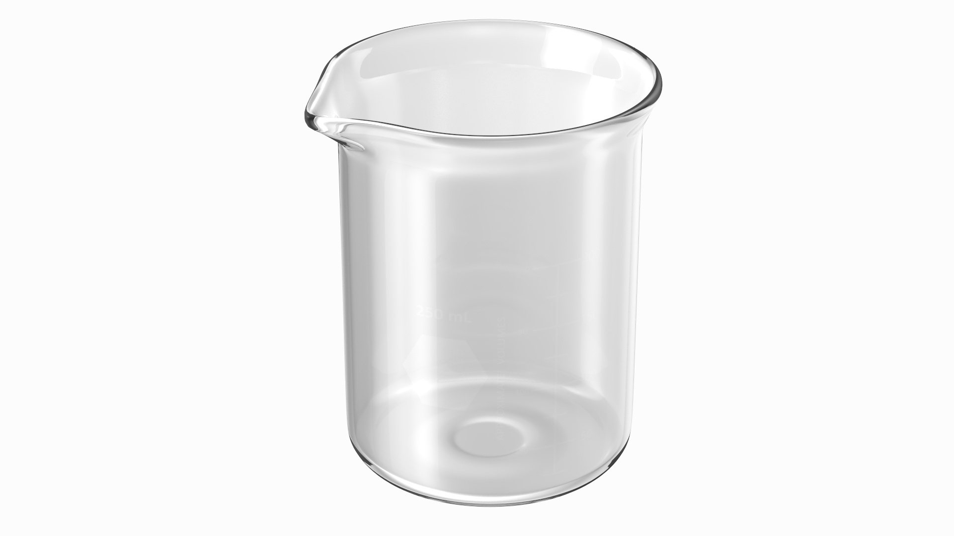 Glass Beaker 250ml 3D Model - TurboSquid 2128295