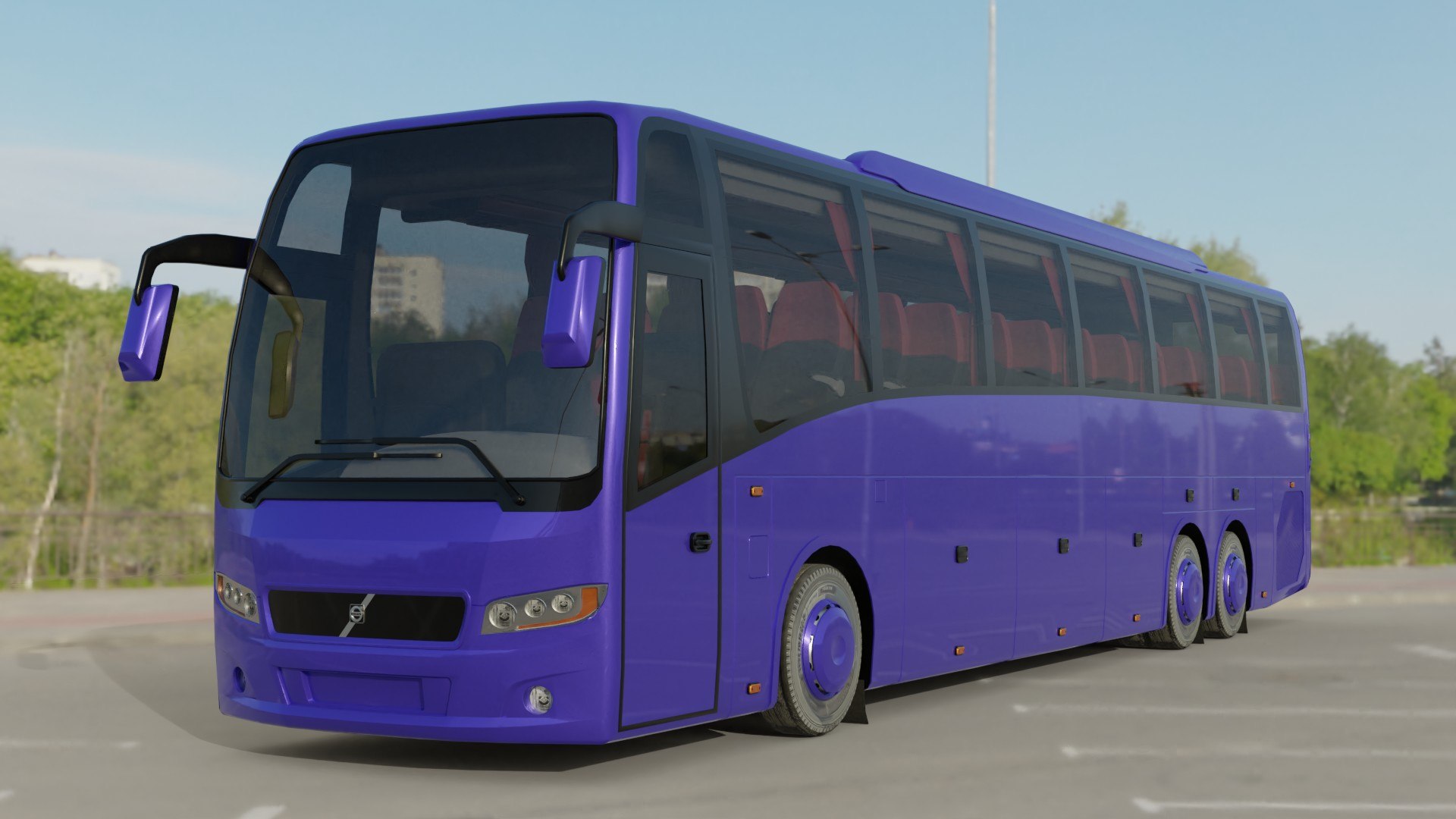Bus Volvo 9800 3d Model Model - TurboSquid 1827718