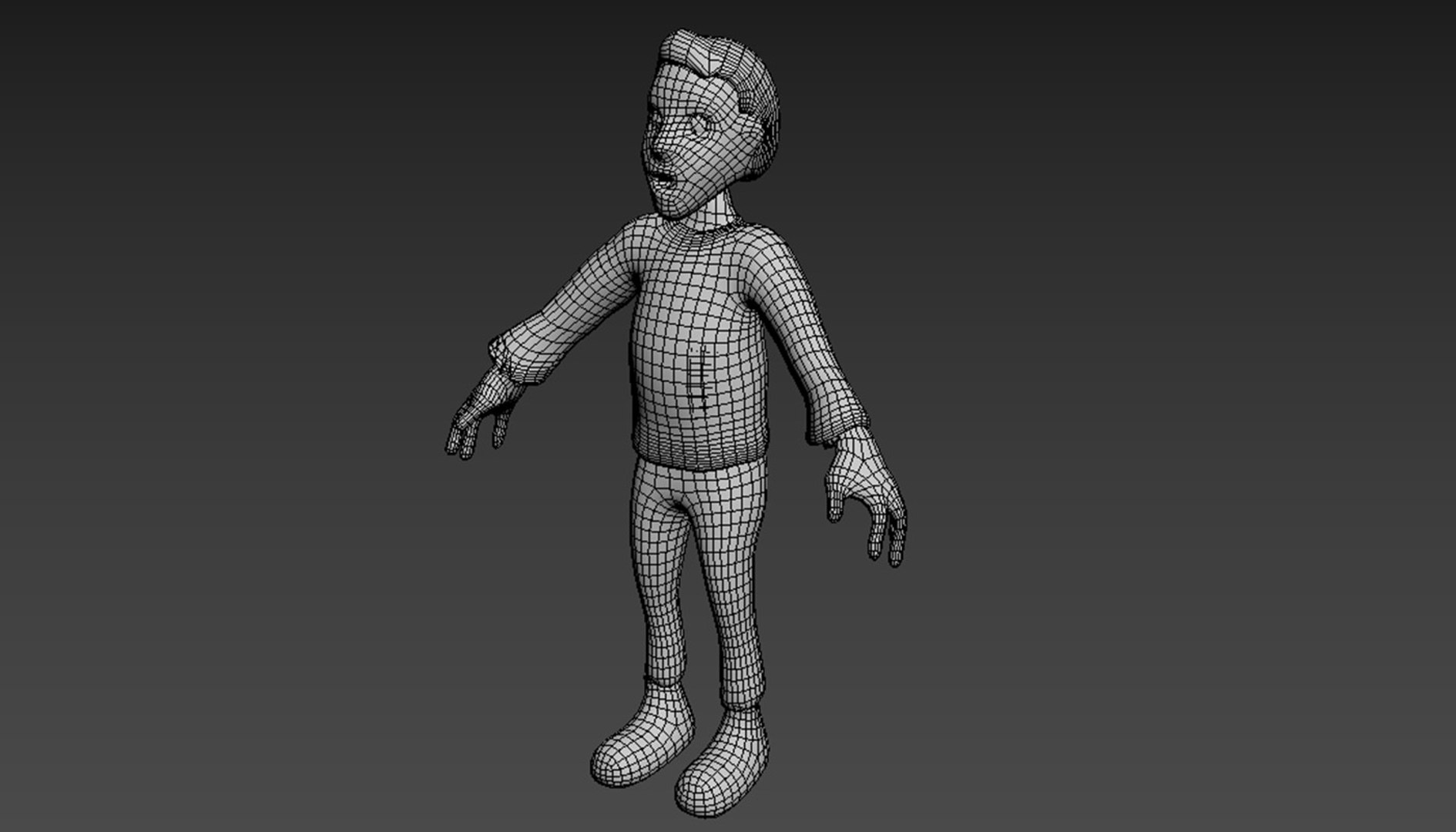 3D Man Cartoon Model - TurboSquid 1489907