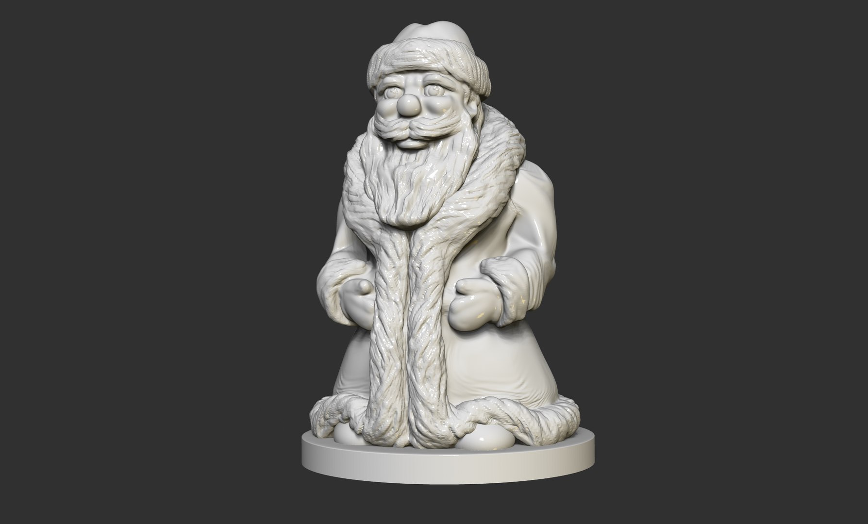 3D Model Santa Claus For 3d Printing - TurboSquid 1823643