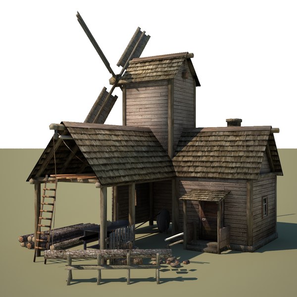 3d model sawmill ready