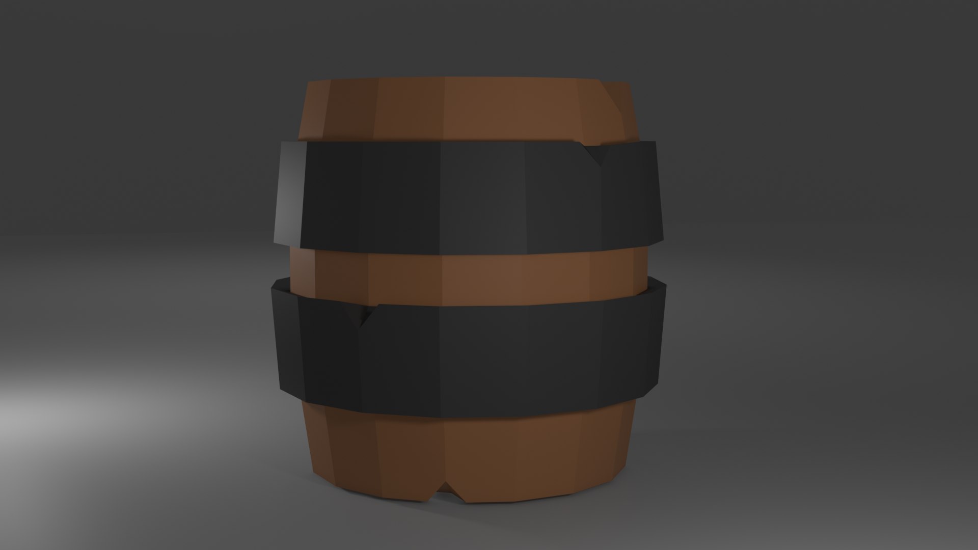 3D Model Low Poly Barrel - TurboSquid 2015866