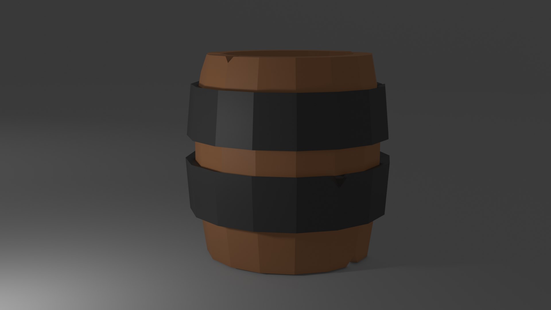 3D Model Low Poly Barrel - TurboSquid 2015866