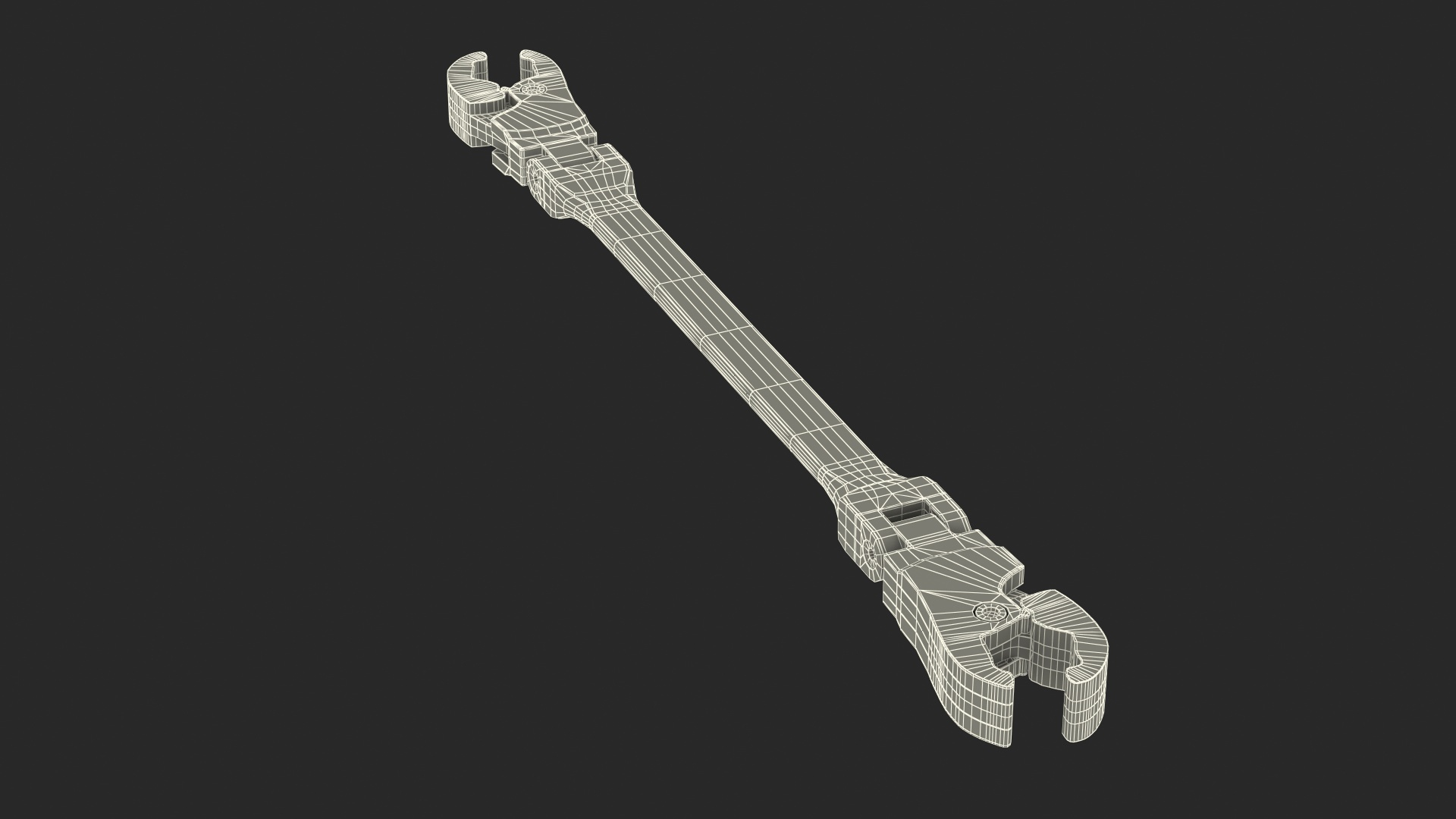 Steel Ratcheting Wrench 9mm 11mm 3D Model - TurboSquid 1962448