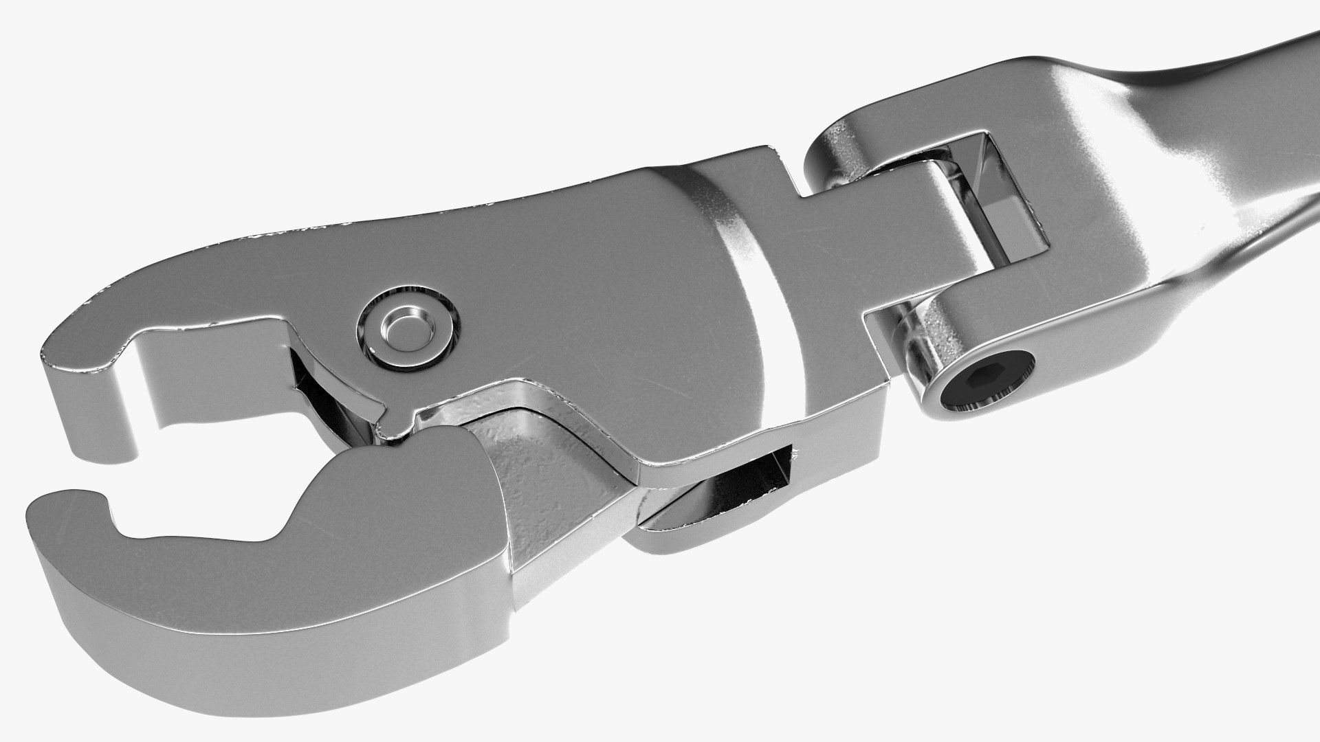 Steel Ratcheting Wrench 9mm 11mm 3D Model - TurboSquid 1962448