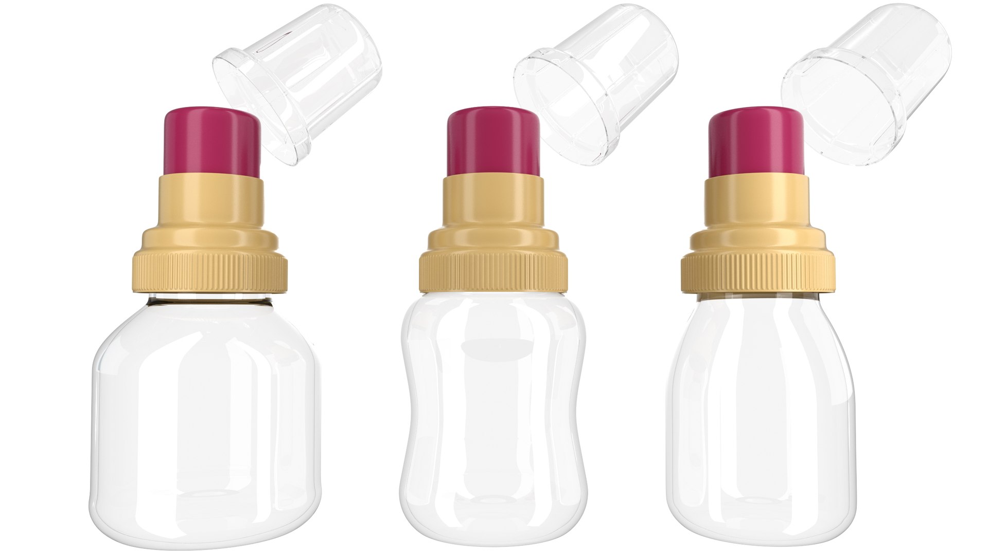 Baby Bop Pod Bottle 3Pack 3D Model - TurboSquid 2227227