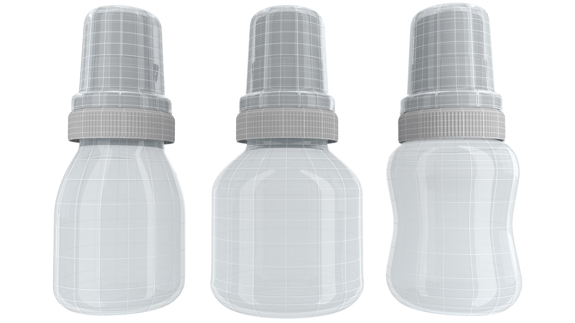 Baby Bop Pod Bottle 3Pack 3D Model - TurboSquid 2227227