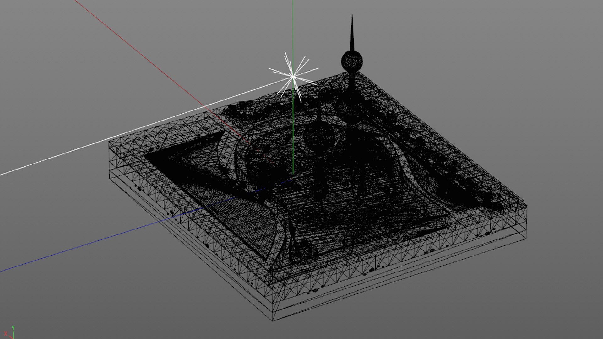 Kuwait Towers Kuwait Low poly 3D model 3D model - TurboSquid 2070767