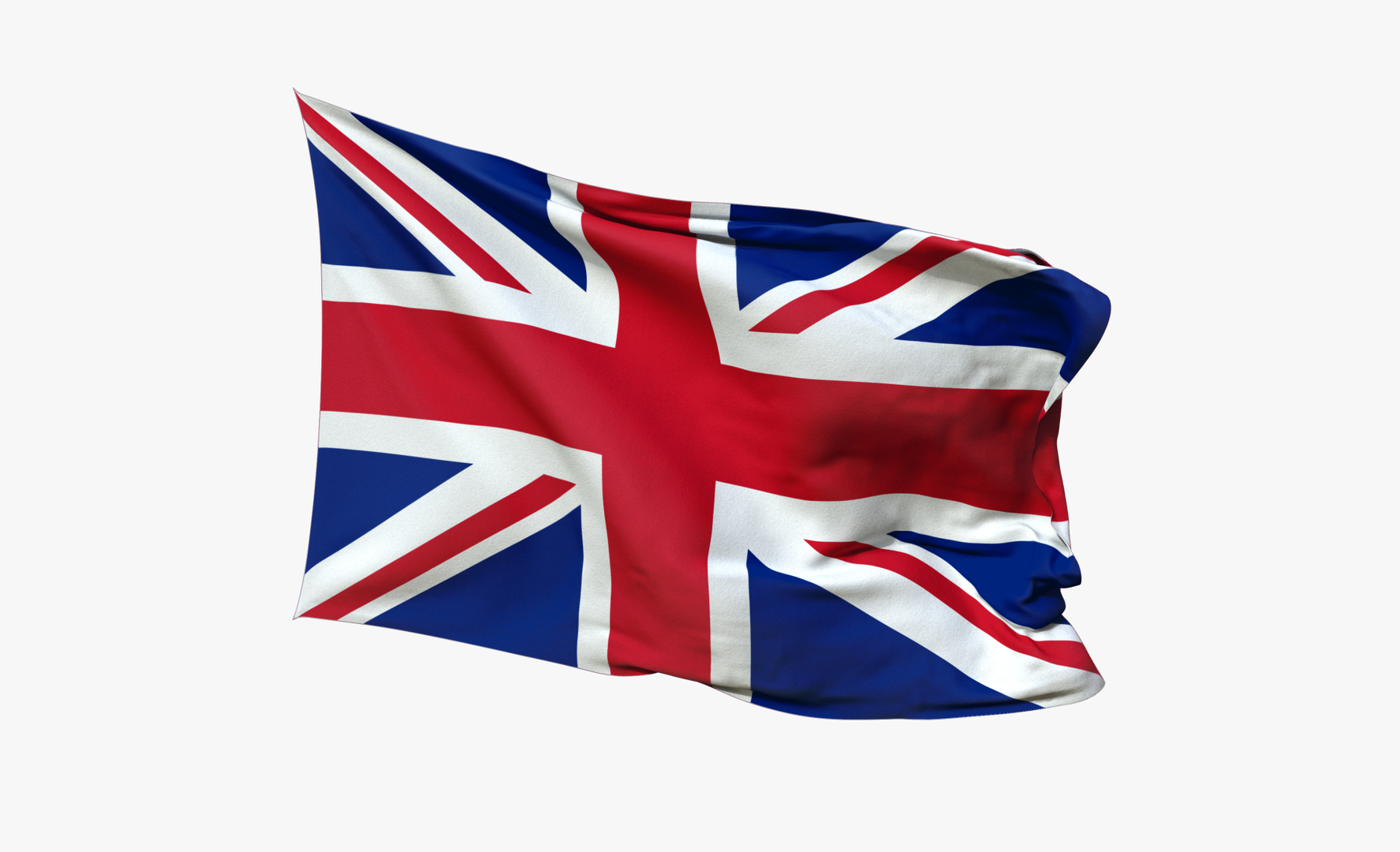 3D Model Realistic Animated Flag - Microtexture Rigged - Put Your Own ...