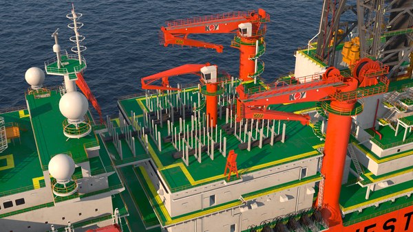 WEST VELA Drilling Ship model - TurboSquid 1889287