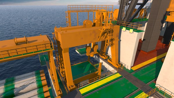 WEST VELA Drilling Ship model - TurboSquid 1889287